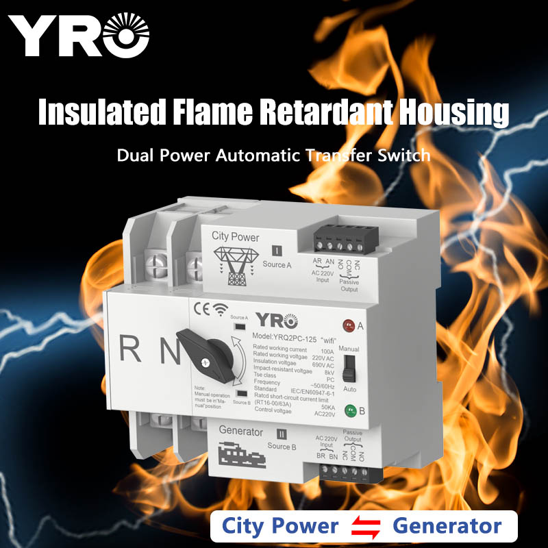 Smart WiFi Manual Transfer Switch MTS 2P Manufacturer | YRO