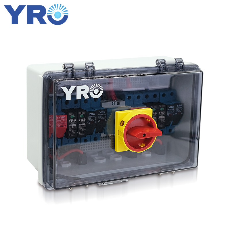 Combiner Box Solar 4in 2out Dc1000v Out Cabinet Operation | YRO